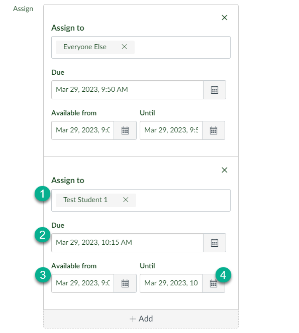 New Quizzes: How to Add Extra Time or Attempts | Cal Poly Humboldt